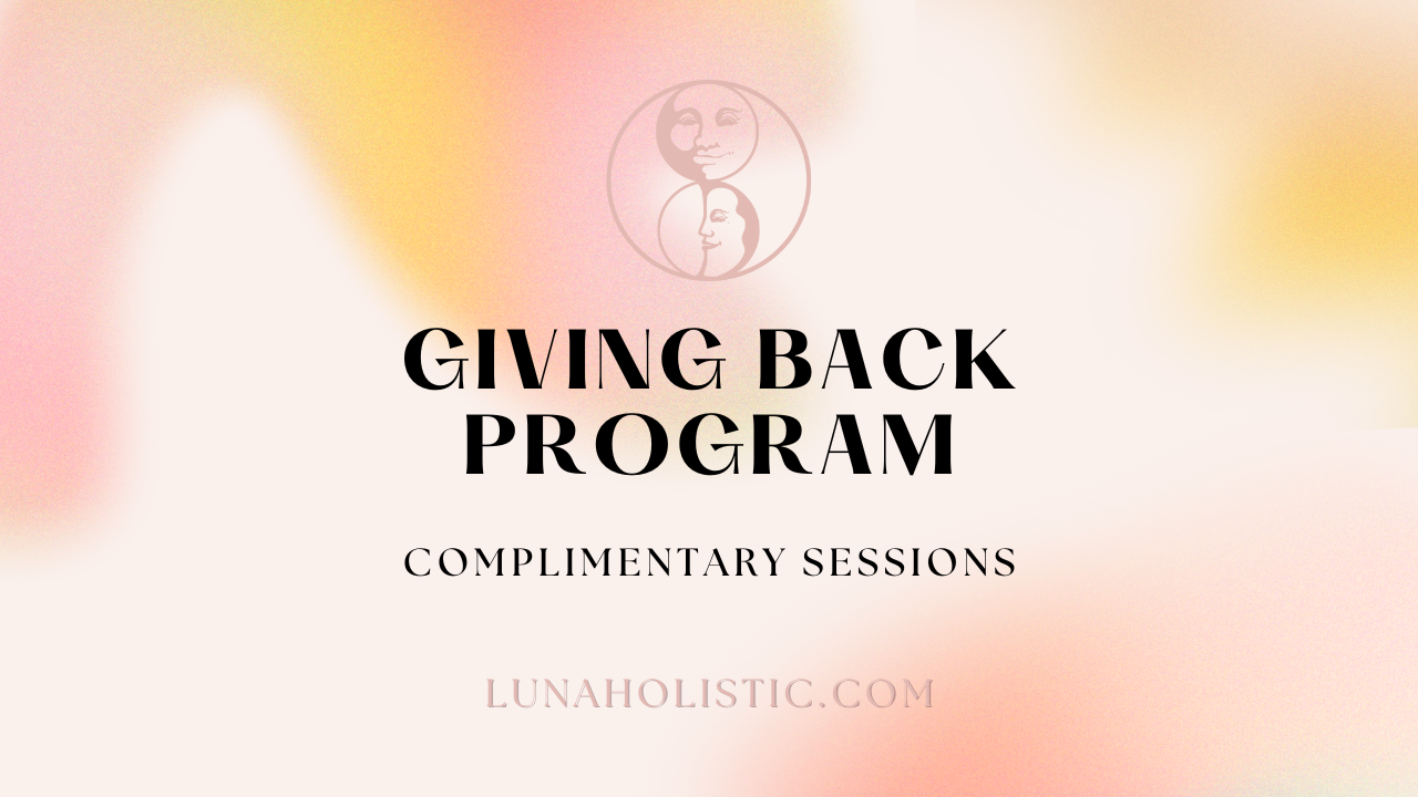 Giving Back Program - LunaHolistic.com